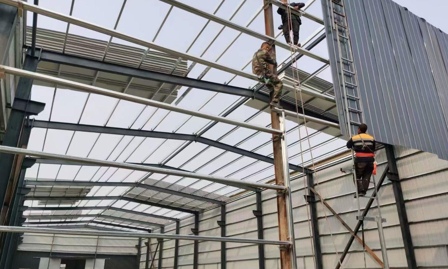 Steel structure workshop